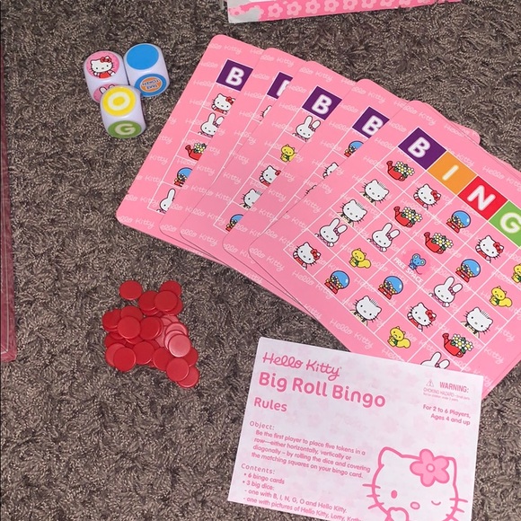 Sanrio | Toys | Hello Kitty Sanrio Big Roll Bingo | Poshmark